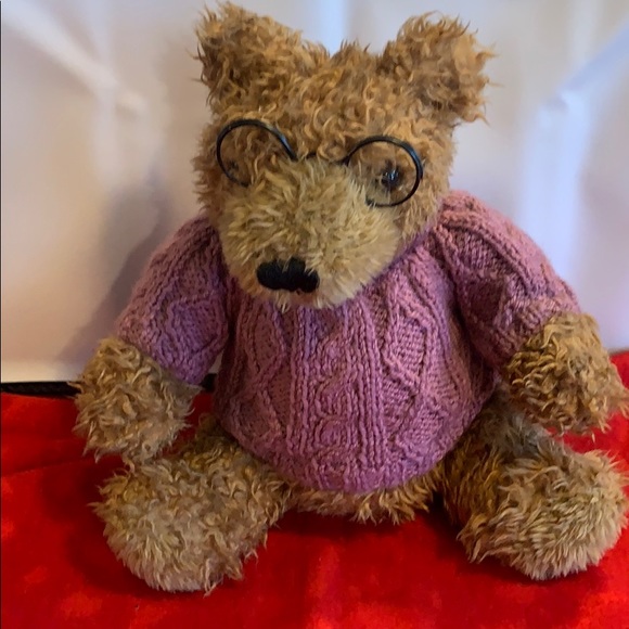 Dan Dee | Toys | Dan Dee Collection Bear Mauve Sweater | Poshmark